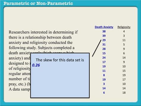 Is A Parametric Or Nonparametric Method Appropriate With Relationship