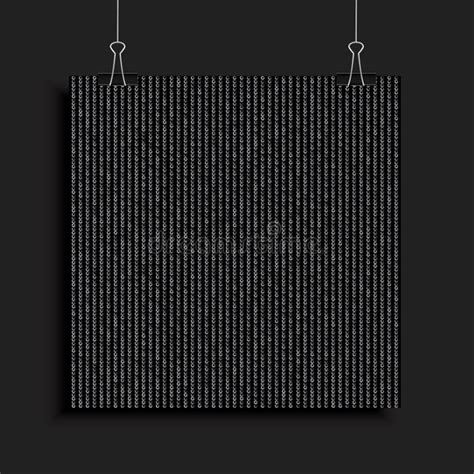 Poster From Silver Sequins Glitters Or Sparkles Stock Vector