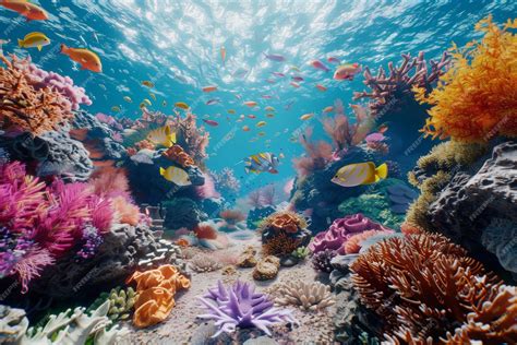 Premium Photo Exploring The Vibrant And Diverse Underwater Coral Reef