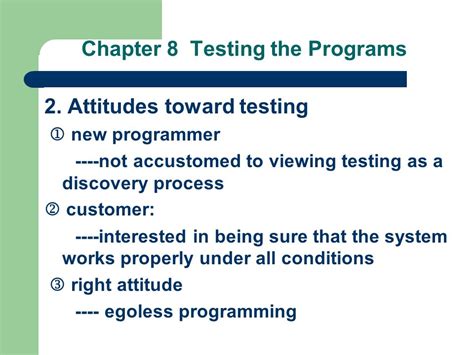 Chapter 8 Testing The Programs 81 Software Faults And Failures 1