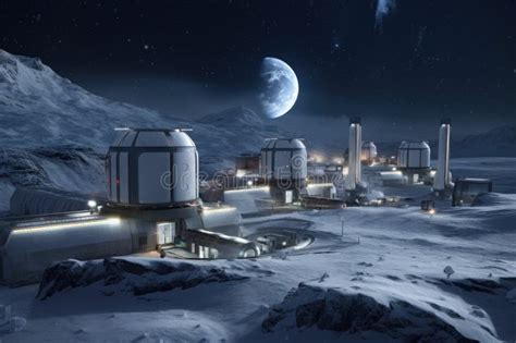 Energy Storage System For The Lunar Base During The Lunar Night Stock