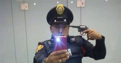 Cop Faces Sack After Taking Selfie Pointing Gun At His Own Head World