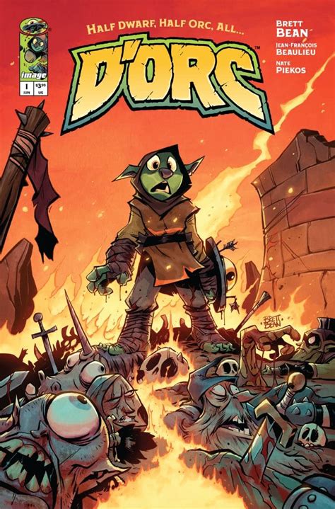 Half Dwarf Half Orc Brett Bean Launches Dorc 1 From Image Comics