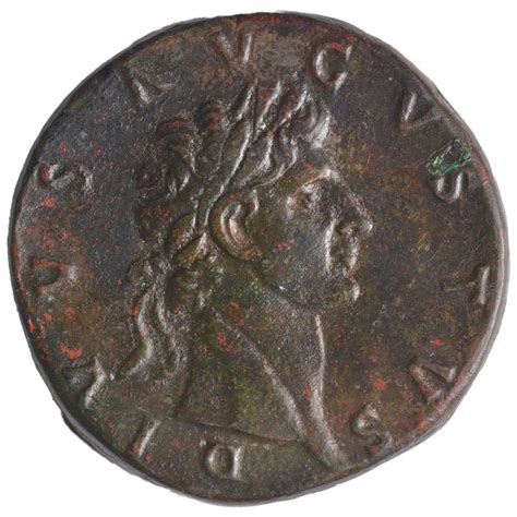 Divus Augustus 27bc 14ad Ae Sestertius Under Nerva 96ad