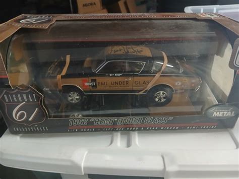 1966 Hurst Hemi Under Glass 118 Signed Diecast By Miss Hurst Linda