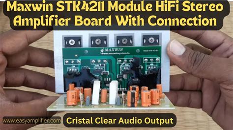 Max Win Stk4211 Hifi Stereo Transistor Amplifier Board Amplifier
