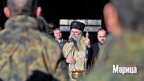 Митрополит Николай с огнени думи за ген майор Матеев който