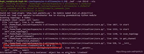 Ubuntu 1804和1604 安装 Ns 329 脚本安装 Ns3 和 Pyviz 显示ns3 329 Csdn博客