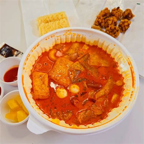 청년다방 신메뉴 마라로제떡볶이 누들떡볶이 고기튀김 새우볼 네이버 블로그