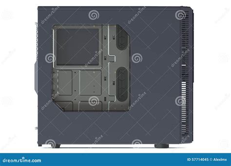 Computer System Unit Stock Illustration Illustration Of Side