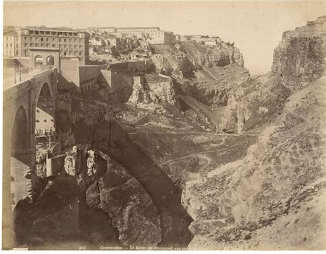 Nd Algérie Constantine Le Ravin Du Rhumel Von Photographie Originale