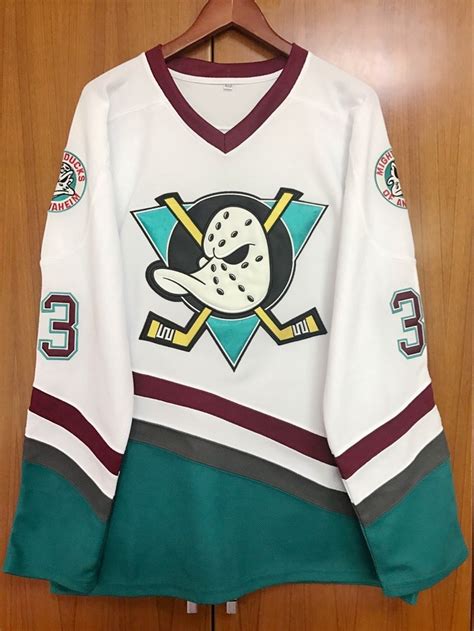 Mighty Ducks Jersey Mighty Ducks Movie Hockey Jersey Charlie Conway