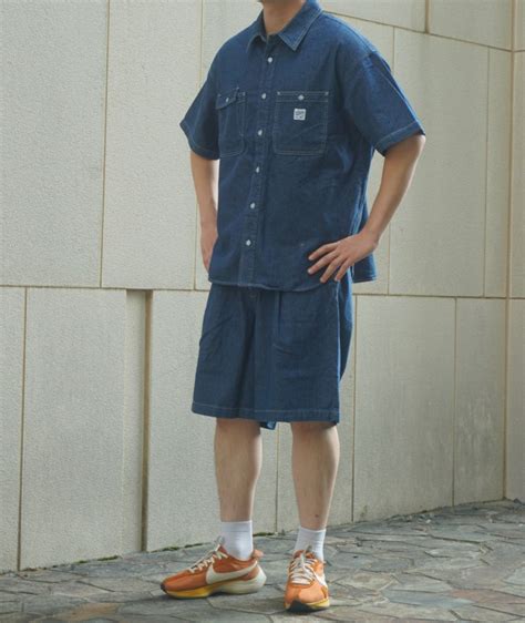 남자 여름 데님 셋업 플랙 버뮤다 팬츠 코디 여름 남친룩 완성 네이버 블로그