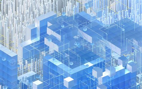 Translucent Gradients Cubes And Materials 3d Rendering 27861672 Stock
