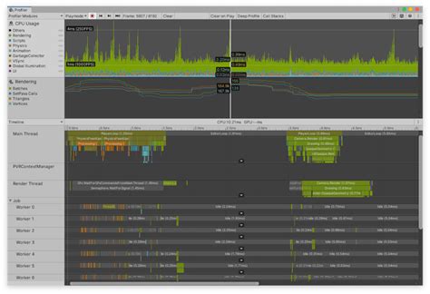 Unity Manual Cpu Usage Profiler Module