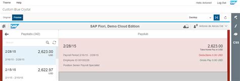 Sap Fiori Demo Cloud Edition Antonio De Ancos Cid