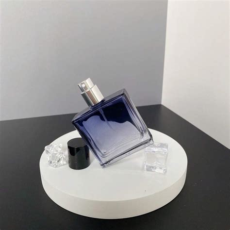1pc 1 69oz High End Perfume Bottle Gradient Color Flat Square Perfume