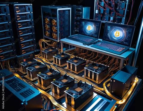 A Sophisticated Cryptocurrency Mining Setup With Powerful Rigs And