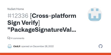 Cross Platform Sign Verify Packagesignaturevalidity Is “false