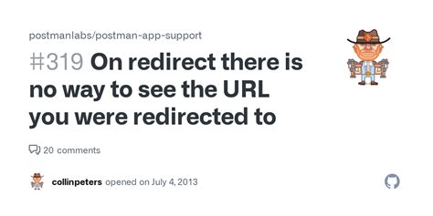 on redirect there is no way to see the url you were redirected to