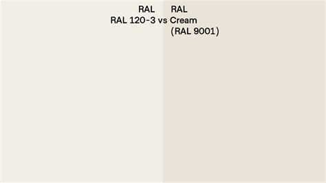 Ral Ral 120 3 Vs Cream Side By Side Comparison