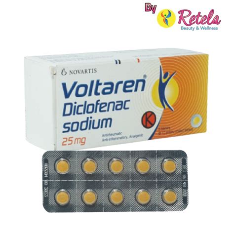 Jual Voltaren Enteric C 25mg 1 Strip 10 Tablet Shopee Indonesia