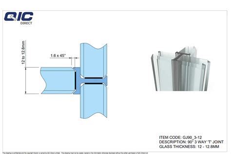 Glass To Glass Joints T Joint Three Way Express Toughening Ltd