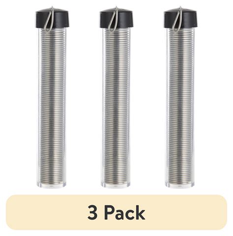 3 Pack Hyper Tough 0494 Oz Solid Core Tin Rosin Solder With Storage