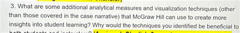 Solved What Are Some Additional Analytical Measures And