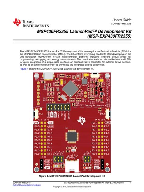 Dokumen Tips Msp430fr2355 Launchpad Development Kit Msp Rapid