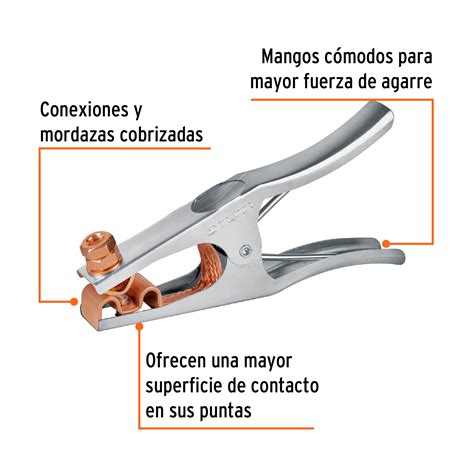 Pinza Para Tierra De 300 A Truper 14234