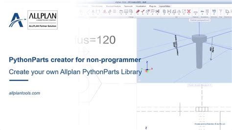 [teaser 2] pythonparts creator for non programing allplan user create
