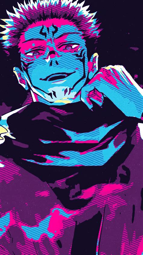 Sukuna Wallpaper 4k Illustration Jujutsu Kaisen