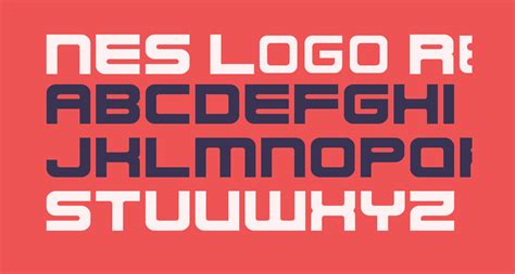 Nes Logo Regular Free Font What Font Is