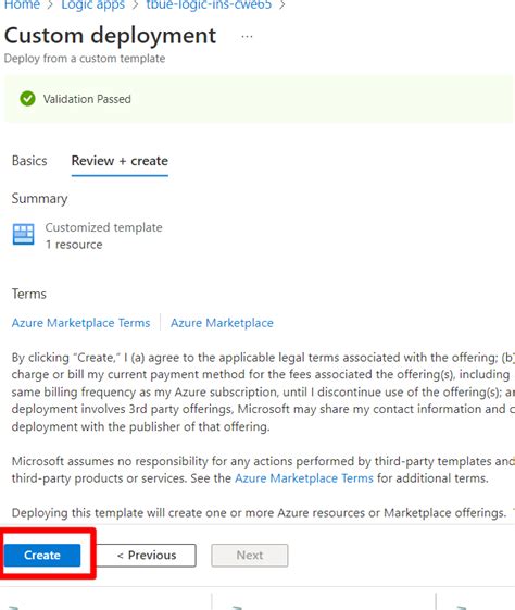 Now The Logic App Template Is Imported And Ready To Use