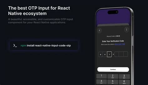 High Performance React Native Otp Input Component Reactscript