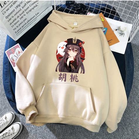 Jual Hodie Jaket Hoodie Aesthetic Loose Hu Tao Genshin Impact Hutao Hu