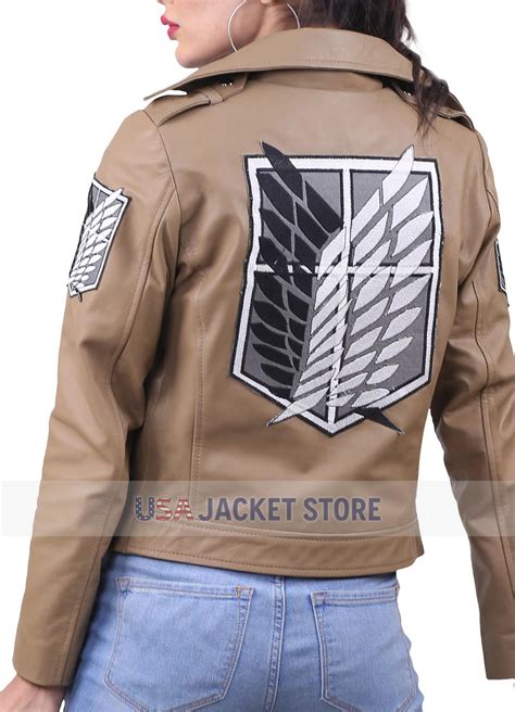 Scout Regiment Leather Jacket Of Attack On Titan Series