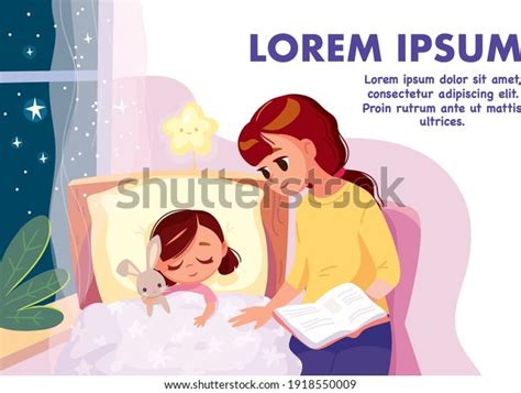 472 Mom Bedtime Daughter Stock Vectors And Vector Art Shutterstock