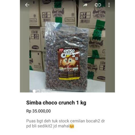 Jual Simba Choco Chip 1 Kg Shopee Indonesia