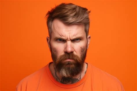 Premium Ai Image A Man On Solid Color Background Photoshoot With