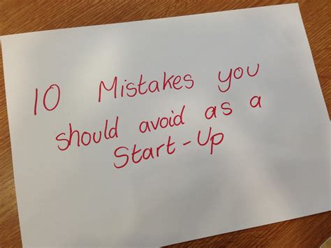 10 Mistakes You Should Avoid As A Start Up Workwell Offices