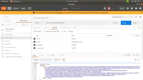 Laravel 8 Sanctum Api Authentication Tutorial