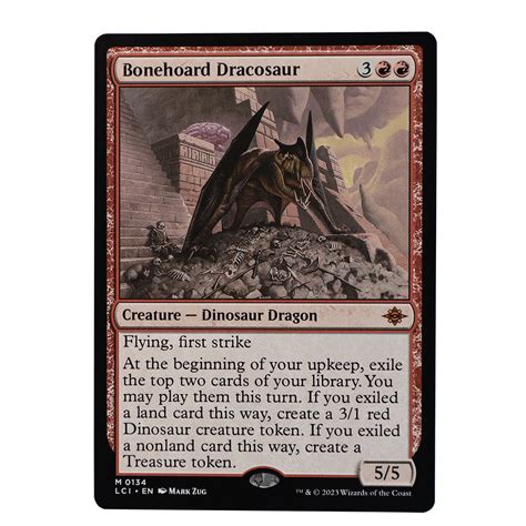 Bonehoard Dracosaur 134 The Lost Caverns Of Ixalan Lci Hologram