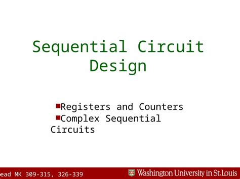 Ppt N Registers And Counters N Complex Sequential Circuits Sequential