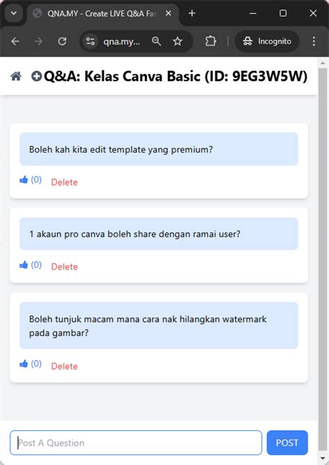Qna My Create Live Qanda Fast Easy And Free