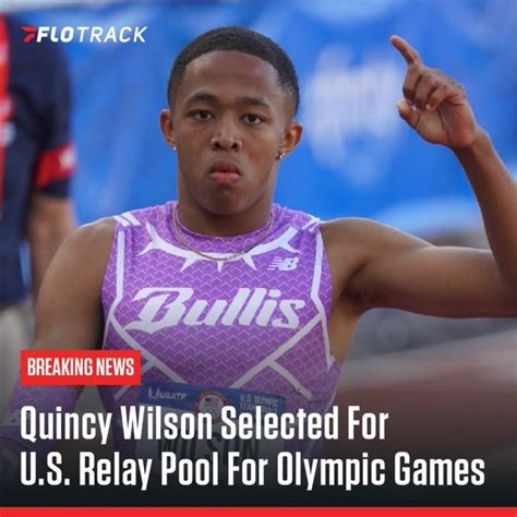 Breaking News Quincy Wilson Is Headed To The Olympics ️ According To
