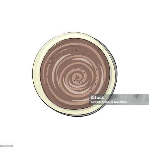 커피와 차 한 잔을 마십니다 우유 드로잉 낙서 거품향기 카푸치노와 아메리카노의 머그잔 손으로 그린 만화 스타일의 플랫 음료 위쪽