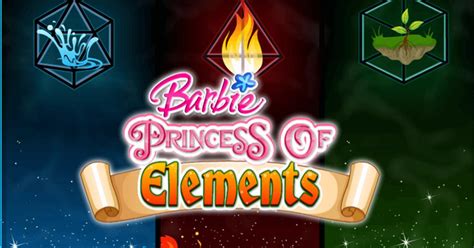 Barbie Elements Prenses Ücretsiz Oyna Da