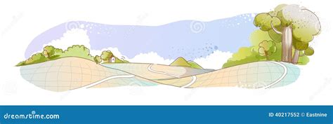 Patchwork Fields Stock Illustration Illustration Of Building 40217552 Patchwork Fields Stock Illustration Illustration Of Building 40217552
